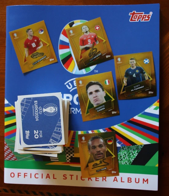 TOPPS EM STICKER UEFA EURO 2024 aussuchen (ohne Gold SP) oder ...