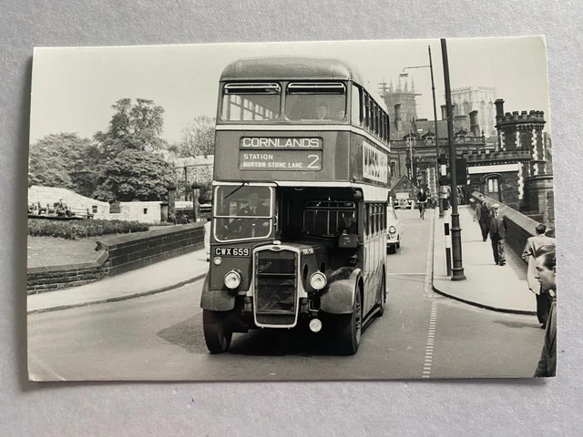 BUS PHOTO ROUGIER Street York Double Decker K5G ECW Body West Yorkshire ...