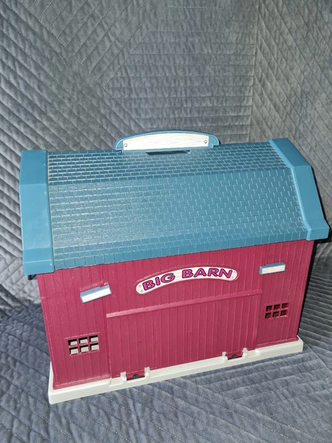 VINTAGE BIG BARN Shed Farm from New Ray 1996 animal farm collectable £ ...