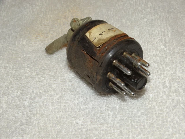 1 - VINTAGE 8-pin Male Cable Mount Amphenol Plug *Leslie Hammond*(20 ...