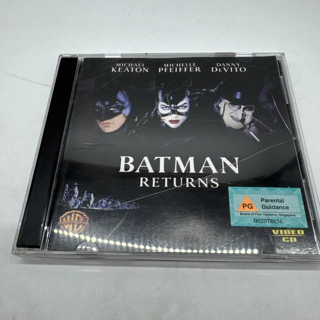 BATMAN RETURNS (1992) Michael Keaton, Michelle Pfeifer, Danny DeVito VCD £9.99 - PicClick UK