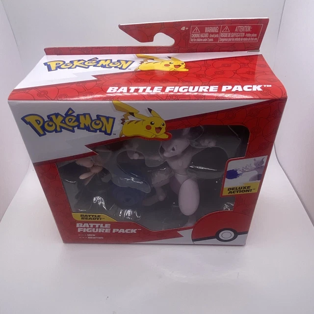 POKÉMON BATTLE FIGURE Pack MEW & MEWTWO 2-Pack JAZWARES 2022 New ...
