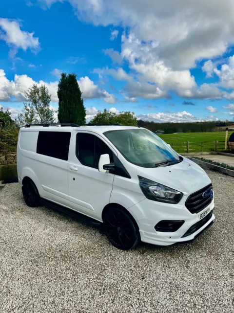 2018 FORD TRANSIT Custom SWB 6 Seat Double Crew Cab Euro 6 - No Vat £ ...