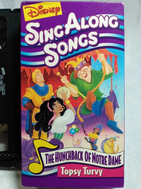 WALT DISNEY SING Along Songs THE HUNCHBACK OF NOTRE DAME TOPSY TURVY ...