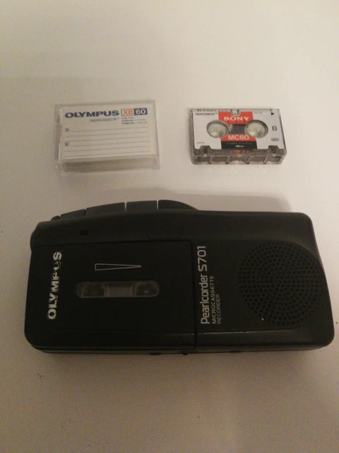 OLYMPUS PEARLCORDER S701 Microkassette Recorder Diktiergerät Aufnahmegerät £13.20 - PicClick UK