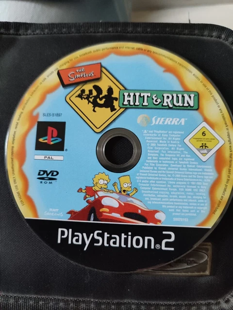 THE SIMPSONS HIT and run ps2 jeu en loose EUR 29,99 - PicClick FR