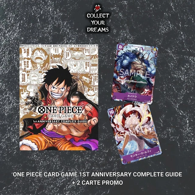ONE PIECE CARD GAME 1st ANNIVERSARY COMPLETE GUIDE + 2 Primo Cards ...