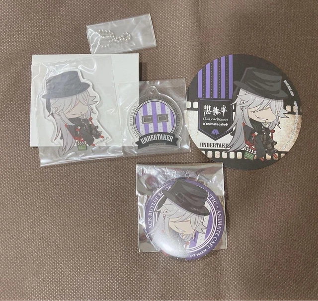 JEU NOIR BUTLER x Animate Cafe Undertaker SET support acrylique ...