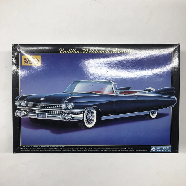 1:32 SCALE MODEL Cadillac 1959 Eldorado Biarritz Gunze Sangyo BNIB slot ...
