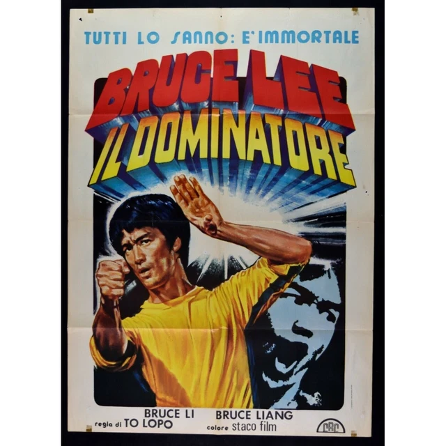 AFFICHE BRUCE LEE Le DOMINATEUR De Jiao Tou Yu Sao Niang Zi Liang Au ...