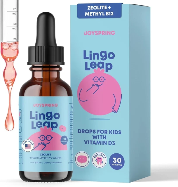 JOYSPRING LINGO LEAP Children's Drops - Zeolite Detox for Speech Delays ...
