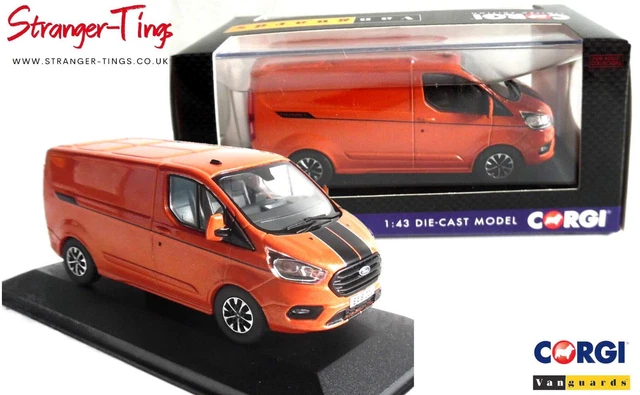 CORGI VANGUARDS FORD Transit Custom Sport Orange 1/43 Diecast model ...