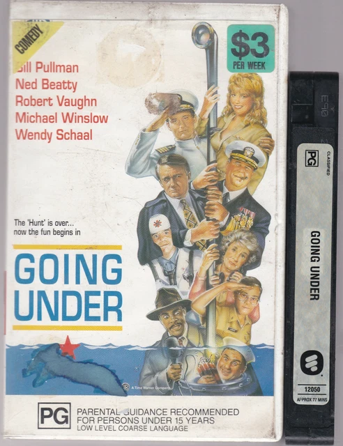 RARE VHS GOING UNDER Big Box Ex-Rental Video Tape Bill Pullman $0.99 ...