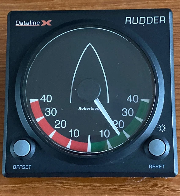DATALINE X RUDDER ANGLE R/A DLX STOWE /ROBERTSON / SIMRAD Display £175. ...