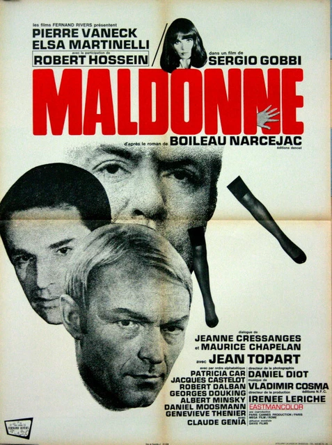 ROBERT HOSSEIN ELSA Martinelli Pierre Vaneck MALDONNE Sergio Gobbi 1969 ...