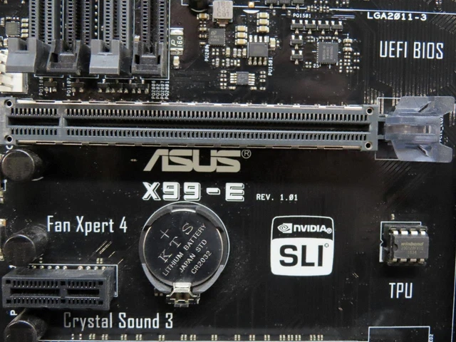 ASUS X99-E REV. 1.01 Usb3.1 Socket Lga2011 Atx Motherboard W/ I/O ...