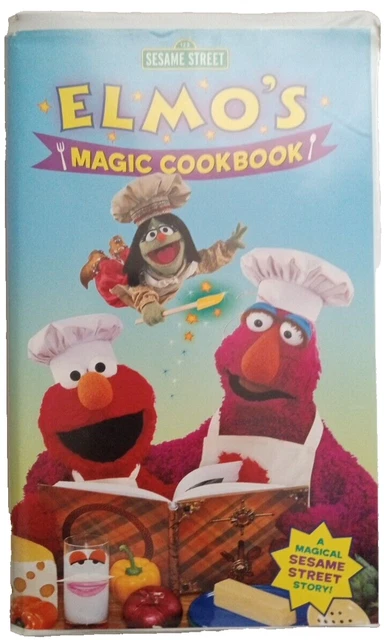 SESAME STREET, ELMO'S, Magic Cookbook, VHS 2001, Live Action Kids ...