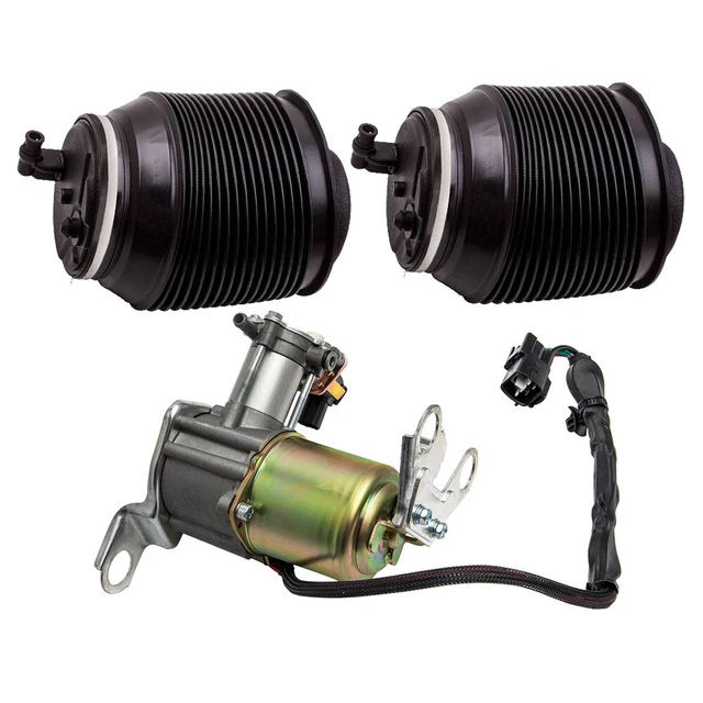 COMPRESSOR + AIR Spring Bags for Toyota Landcruiser Prado 120 Series ...