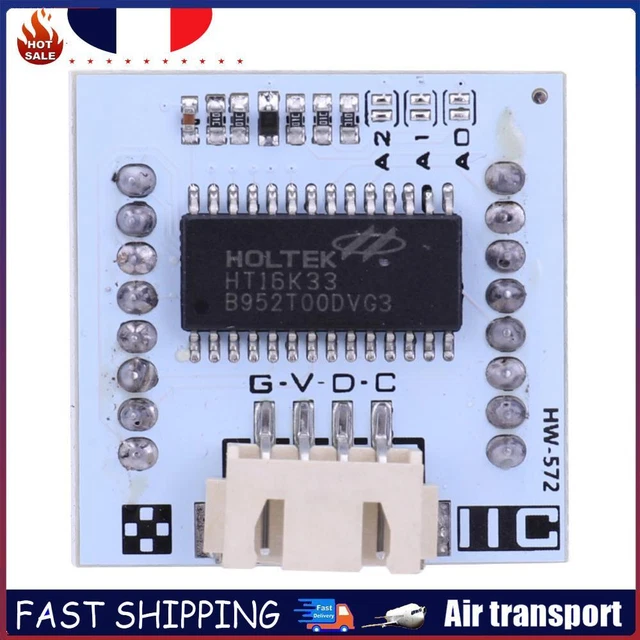 HT16K33 DOT MATRIX Display Board I2C LED Matrix Display Module Board ...