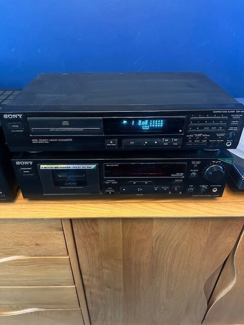 VINTAGE SONY CDP-497 CD Player High Density Hifi Seperate Audio ...