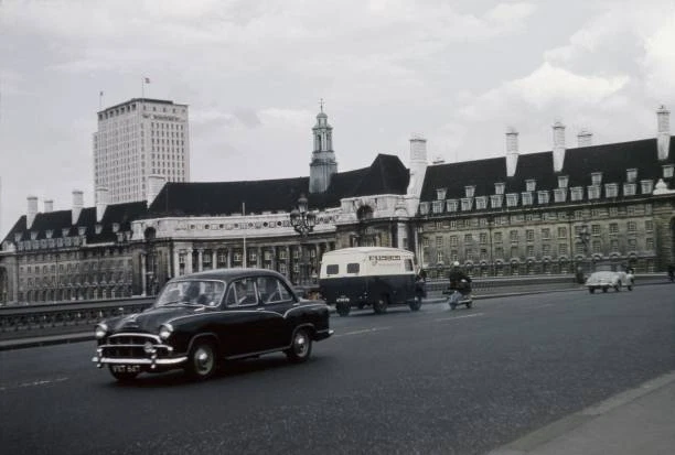 LONDON COUNTY HALL from Westminster Bridge on September 3, i - 1963 Old ...