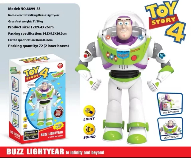 TOY STORY BUZZ Lightyear Model Toys Pixar Electric Walking Robot No Wings £21.31 - PicClick UK