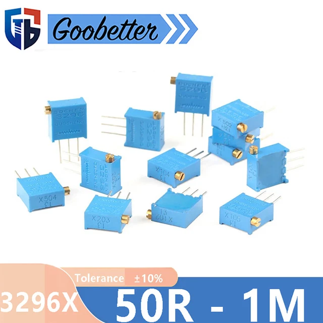 TRIMMPOTENTIOMETER TRIMMER POTENTIOMETER Spindeltrimmer Poti 3296X ±10% ...