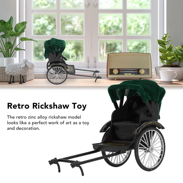 RICKSHAW MODEL CUTE Retro Rickshaw Model For Kids Toys In Store £13.13 ...