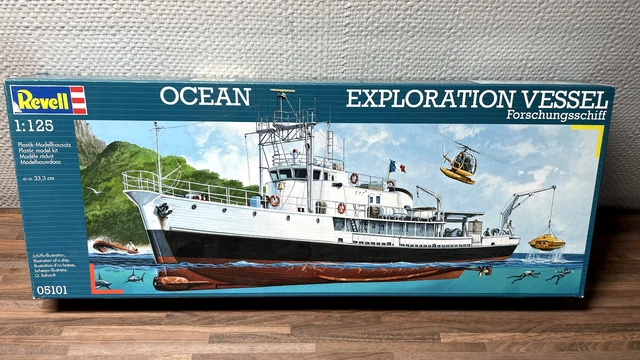 REVELL 05101 OCEAN Exploration Vessel Forschungsschiff 1:125 EUR 249,00 ...