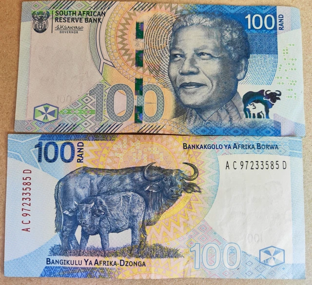 🔥🔥🔥🇿🇦🇿🇦🇿🇦100 RAND SOUTH African bank note unc 2023 new design $35.00 ...