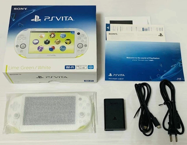 PLAYSTATION PS VITA Wi-Fi Console only Lime green white PCH-2000ZA13 Console £146.18 - PicClick UK