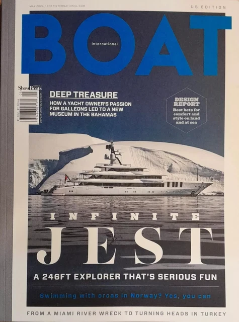 BOAT INTERNATIONAL MAGAZINE May 2024 Infinite Jest £11.88 - PicClick UK