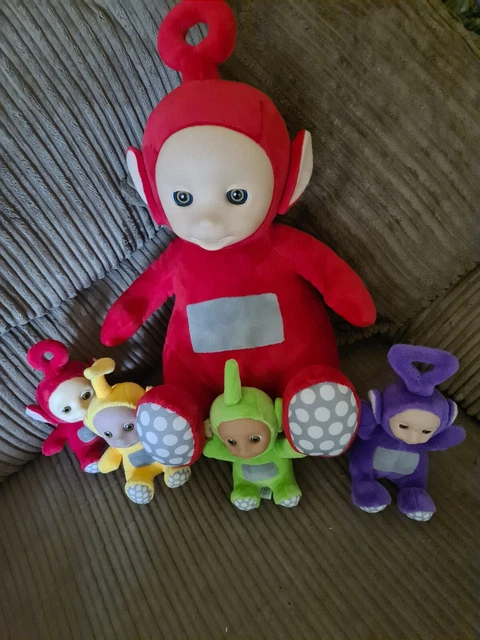 CBEEBIES TELETUBBIES SUPER Soft Plush Toys - Tinkie Winkie, Dipsy, LaLa ...