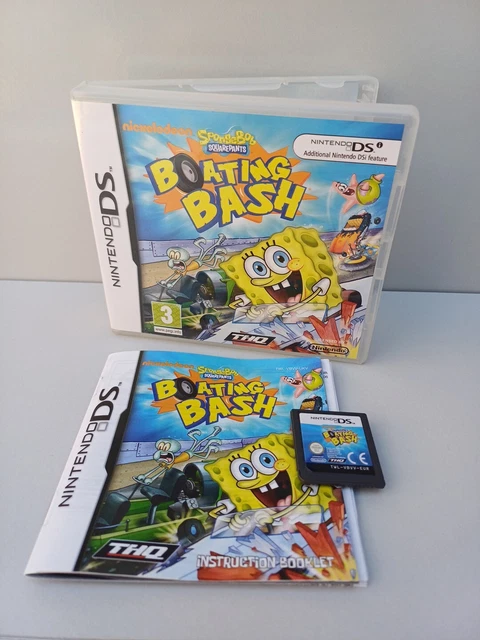 SPONGEBOB'S BOATING BASH Nintendo DS, 2010 Complete With Manual £4.59 ...