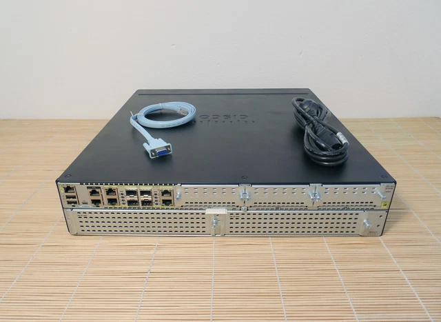 CISCO ISR4451-X/K9 ISR 4451 with 4 Onboard GE 3 NIM Slots 8GB Single ...