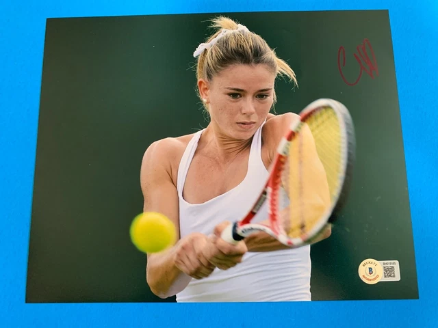 TENNIS: CAMILA GIORGI SIGNED 6x4 SEXY MODELLING PHOTO+COA *ITALY ...