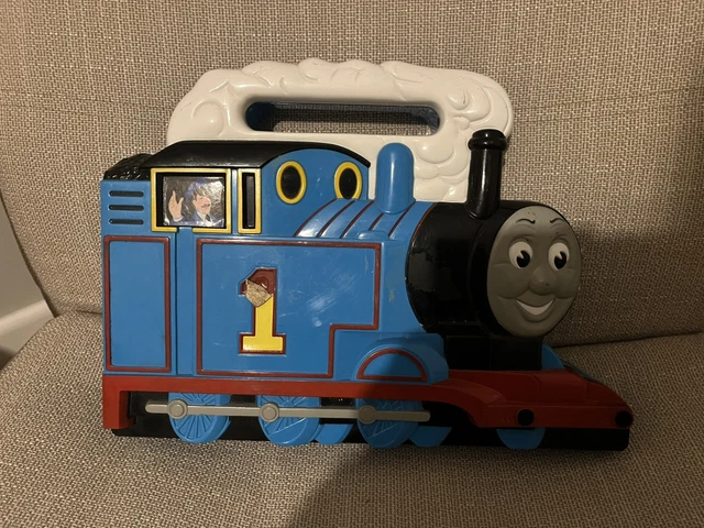 THOMAS THE TANK Engine Box Carry Case &Trains Inside Collectables Ertl ...
