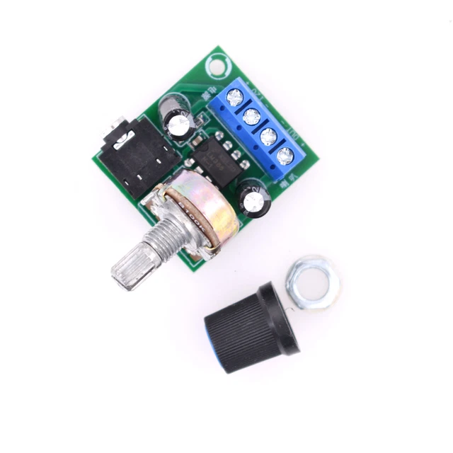 LM386 AUDIO POWER Amplifier Board DC 3~12V 5v AMP Module Adjustable ...