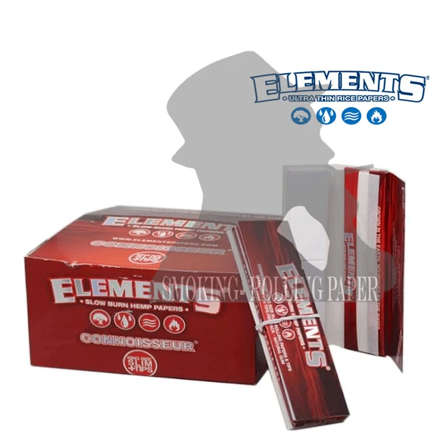 CARTINE ELEMENTS CONNOISSEUR Rose Lunghe Red E Filtri Di Carta Da 24 ...