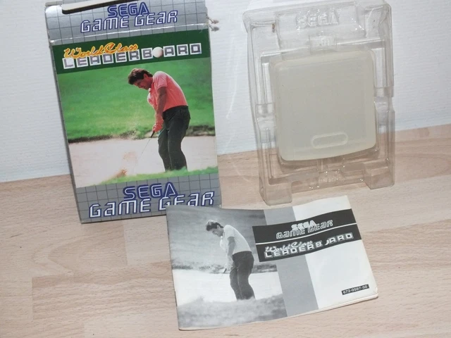 BOITE DU JEU Sega Game Gear World Class LeaderBoard Golf (sans ...