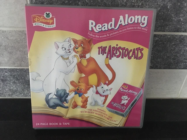 DISNEY’S THE ARISTOCATS Read Along Book & Story Tape - Vintage 1996 £9. ...