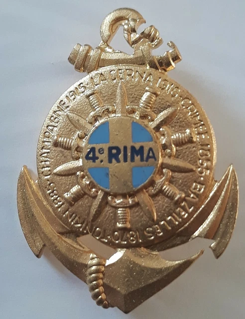 INSIGNE 4° RÉGIMENT d'Infanterie de Marine EUR 5,00 - PicClick FR