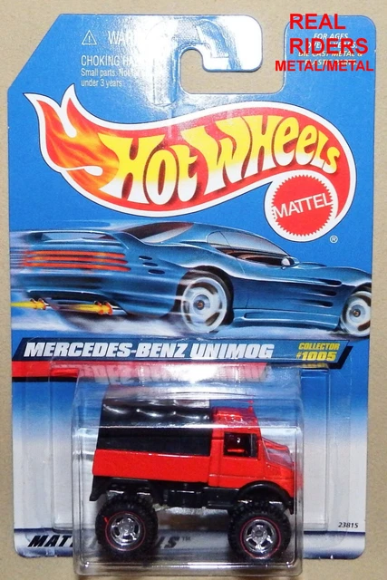 HOT WHEELS MERCEDES-BENZ UNIMOG Custom REAL RIDERS METAL/METAL £12.37 ...