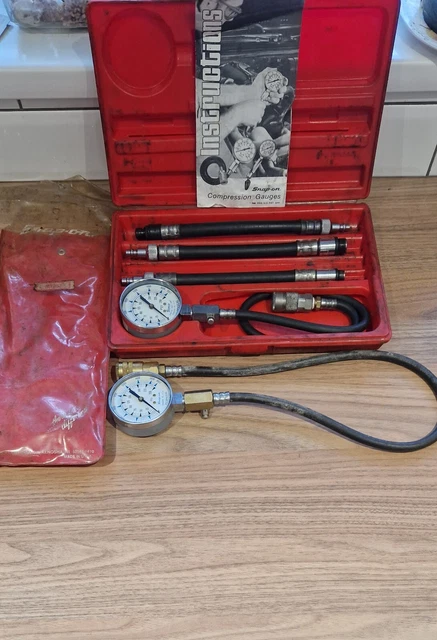 SNAP ON COMPRESSION tester gauge set MT308KB & MT26J £120.00 - PicClick UK