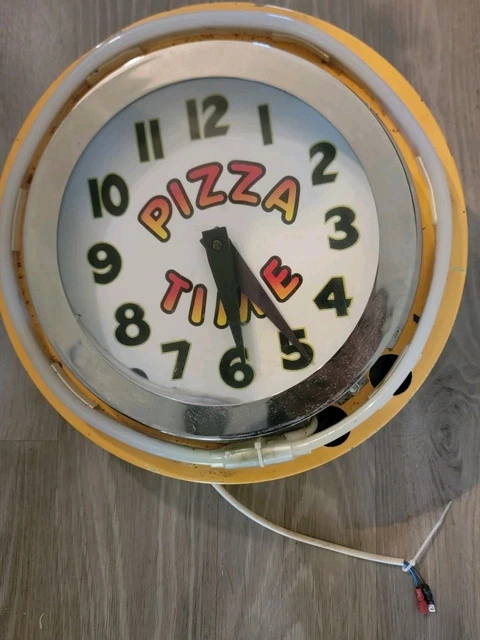 PIZZA TIME CLOCK (Original) -- Chuck E Cheese £448.73 - PicClick UK