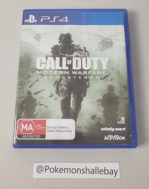 CALL OF DUTY (COD) Modern Warfare Remastered - Sony Playstation 4 *Mint ...
