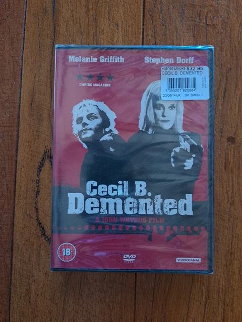 CECIL B DEMENTED DVD Melanie Griffith Stephen Dorf New/Sealed OOP RARE ...
