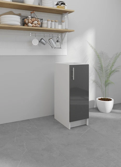 KITCHEN BASE UNIT 300mm Storage Cabinet With Door Shelf 30cm - Dark ...