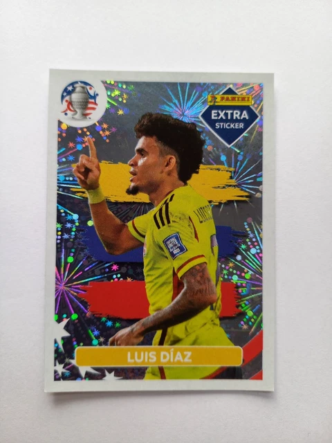 PANINI COPA AMERICA USA 2024 Extra Sticker Silver - Luis Díaz - Selten ...