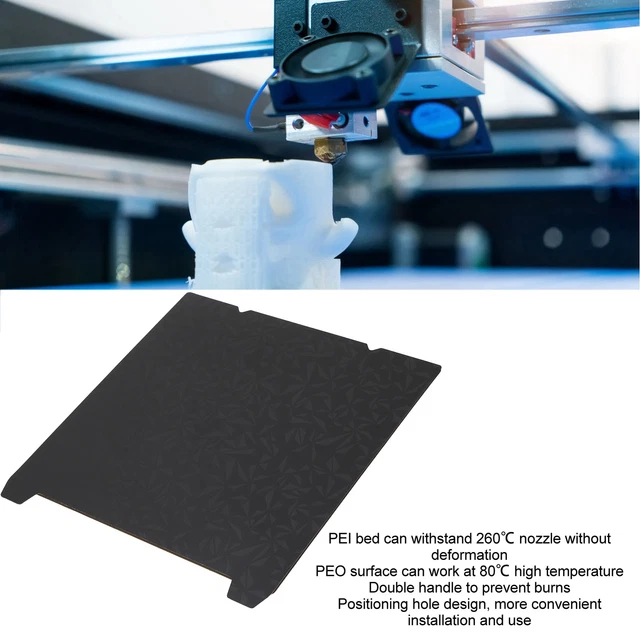 3D PRINT BUILD Plate Texture PEI Flexible PEO Spring Steel Printing ...